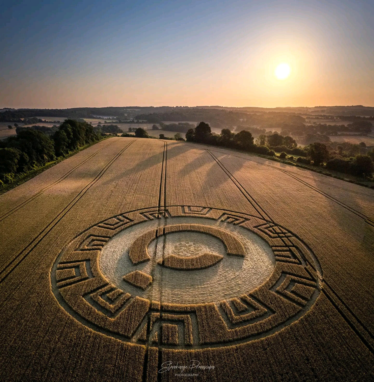 Ai Generated Image And Video From Crop Circle Patterns The Crop Signals